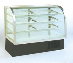 Spartan 91048-48R Curved Front High Volume Refrigerated Display Case 48 ...