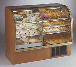 Spartan 93048-48RN Tilt Out Curved Front Two-In-One Display Case 48" X 48"