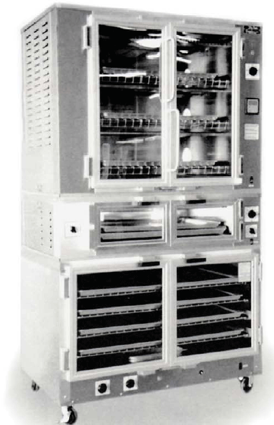 DeLuxe Model CR-2-3/PP Oven/Proofer Combo - 3 Pan Oven w/28"W Pizza ...