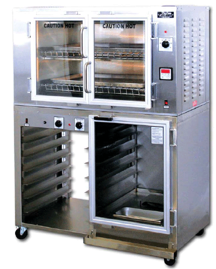 DeLuxe Model CR-2/PC-6 Oven/Proofer Combo - 2 Full Size Pan Oven & 6 ...