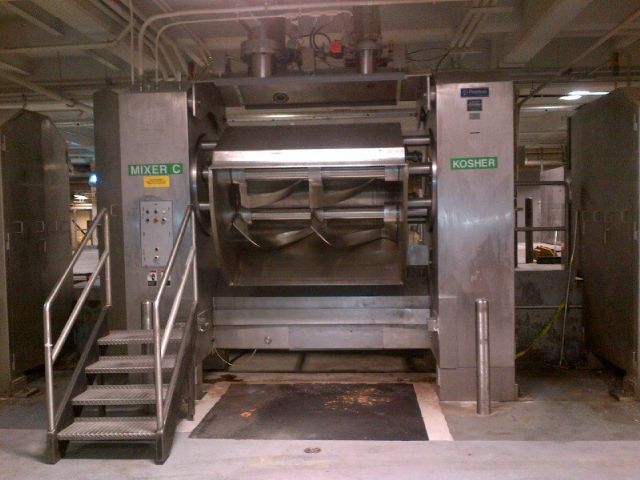 Peerless Horizontal Mixer, Model: DA400, 2600 lb Capacity