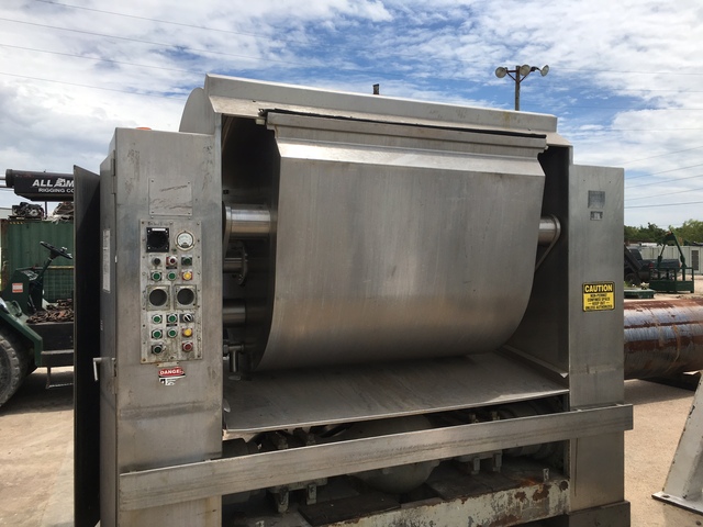 Peerless Roller Bar Horizontal Mixer, 1600lb Capacity, Model: 16HSFD