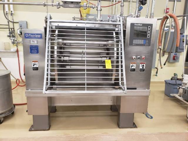 Peerless Jacketed Triple Roller Bar Mixer, 500lb